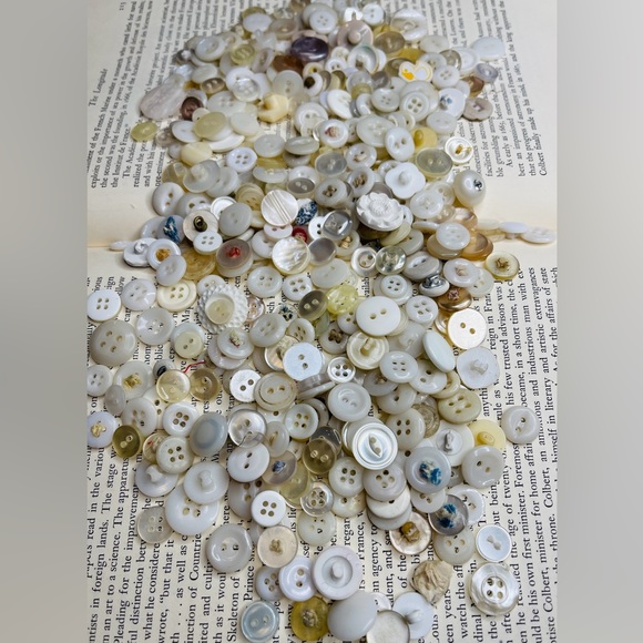Other | Vintage Whiteclear Buttons | Poshmark